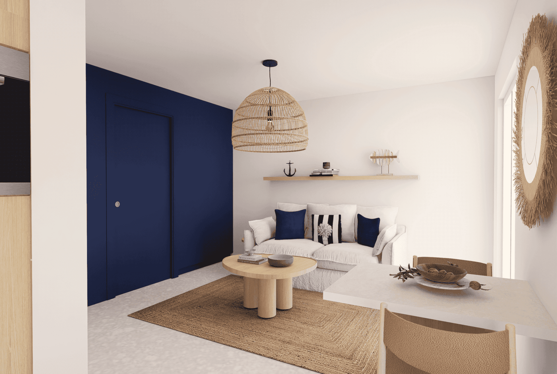 Le bleu profond : La couleur intense pour un intérieur sophistiqué