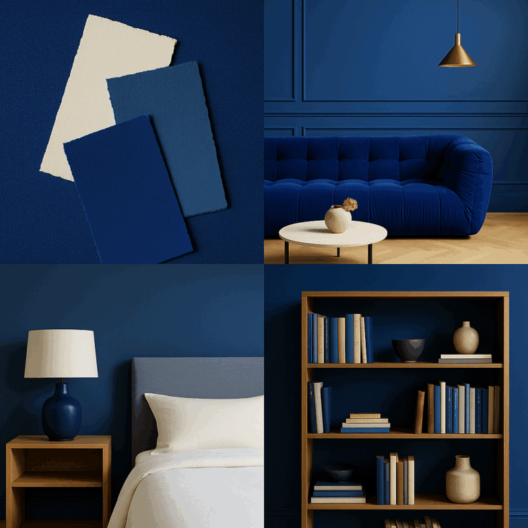 Couleur de peinture bleu roi : élégance et intensité au rendez-vous ...